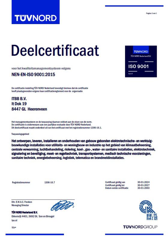 NEN ISO ITBB BV - ITBB Toppers in Techniek